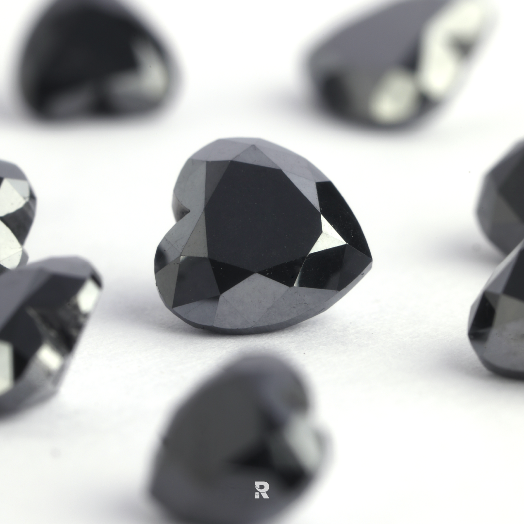 Buy Natural Black Diamonds Heart Shape at Wholesale Price | Diamonds ...