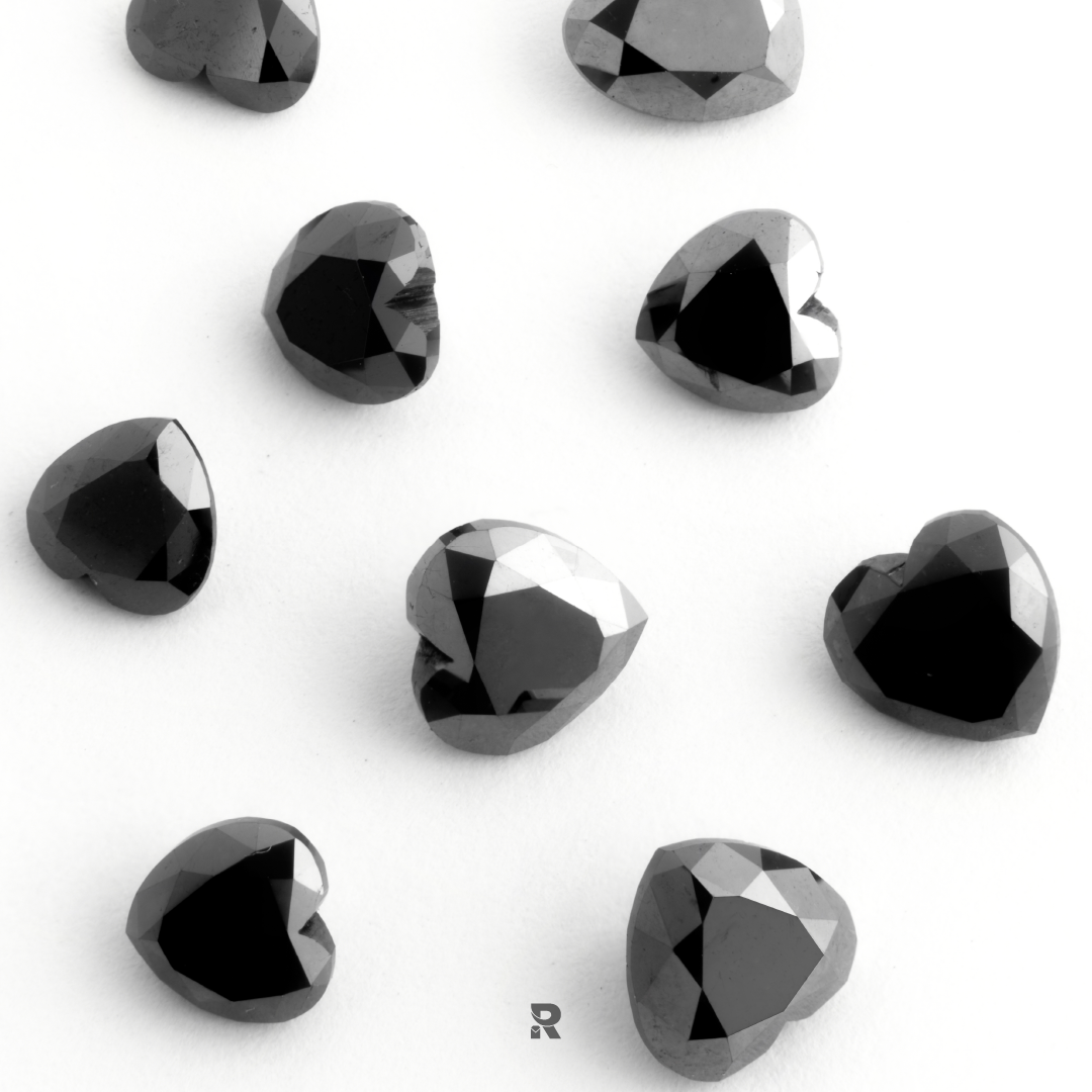 Shop Heart Shape Black Diamonds | Wholesale Supplier