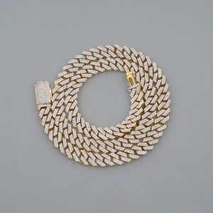 Round Diamonds Cuban Chain