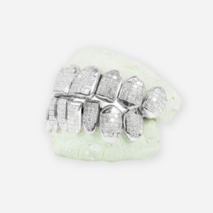 Shop Vvs Natural Princess Cut Diamond Teeth Grillz Invisible Setting ...
