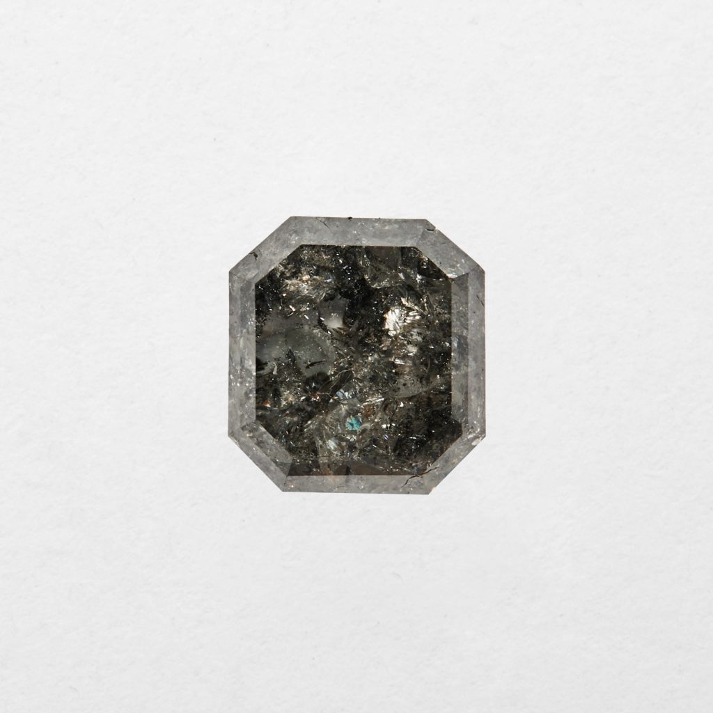 Buy 1.80ct Radiant Shape Salt & Pepper Natural Diamond at Best Price