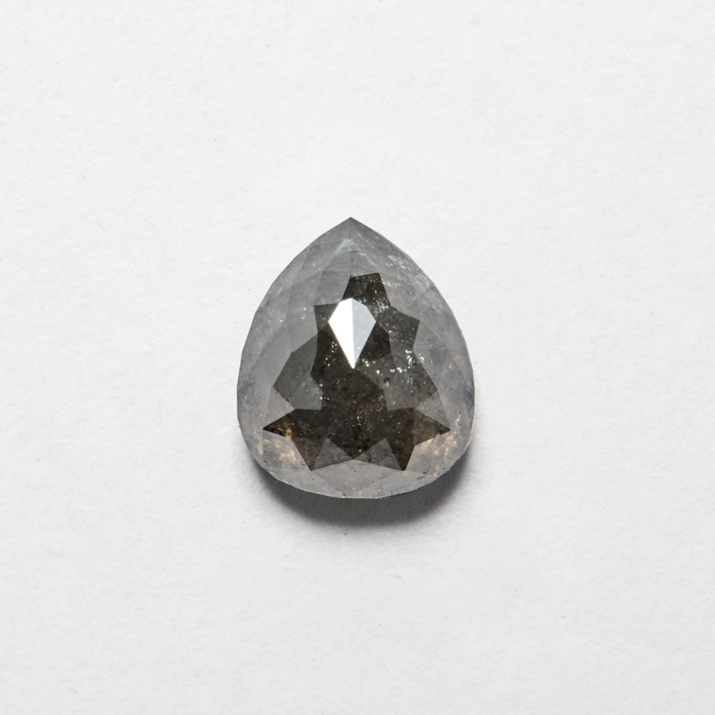 Buy 1.06 Pear Cut Salt & Pepper Diamond at Best Price Online
