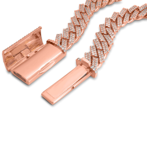 Natural Diamond 12mm Cuban Link Chain