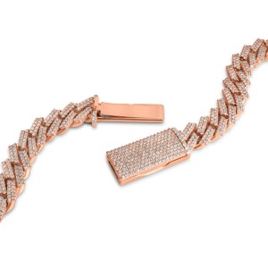 Natural Diamond 12mm Cuban Link Chain