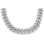 Natural Diamond 22mm Classic Cuban Link Chain