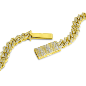 Round Diamonds Cuban Chain