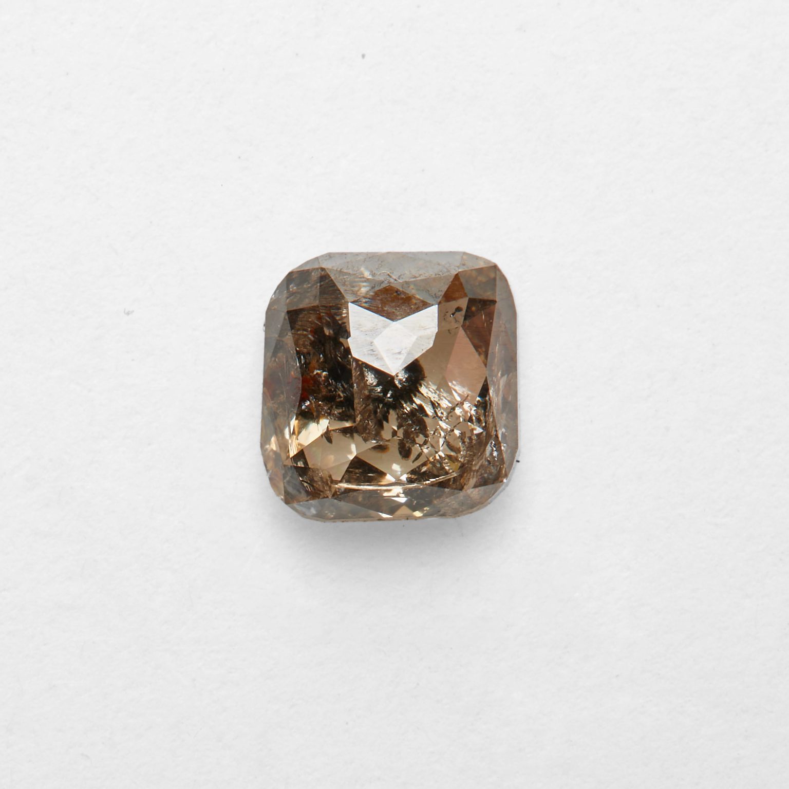0.62 Ct Cushion Cut Salt and Pepper Diamond
