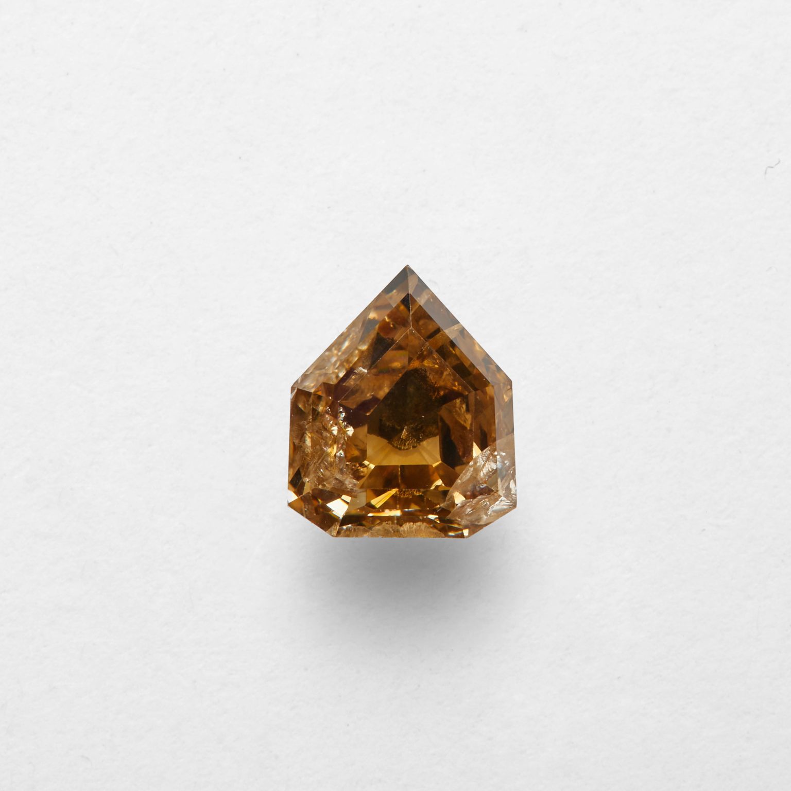 1.01 Ct Pentagon Shape Rustic Diamond