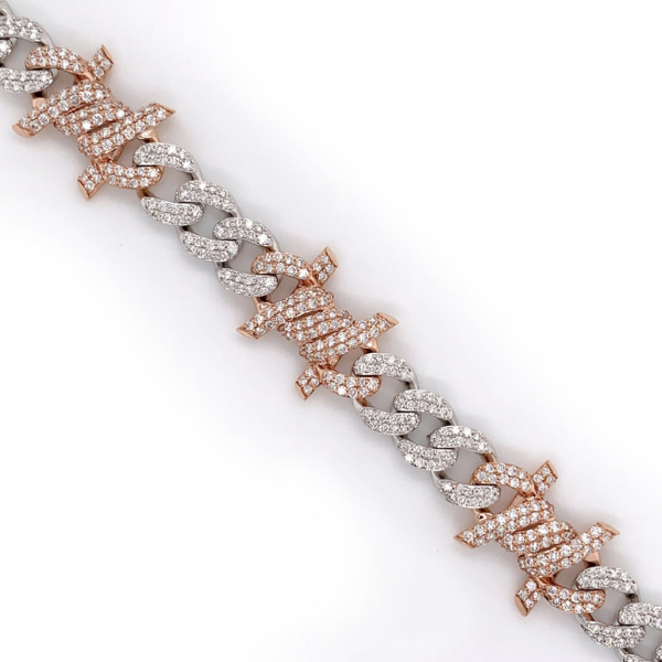 Shop Natural Diamond Cuban Bracelet